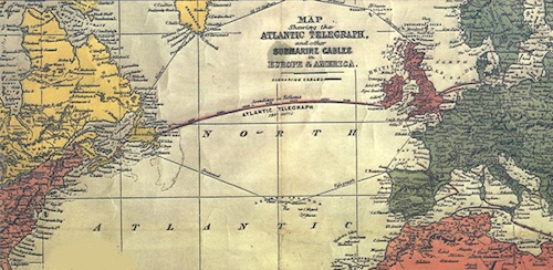 First Use of Transatlantic Telegraphic Cable – Station HYPO